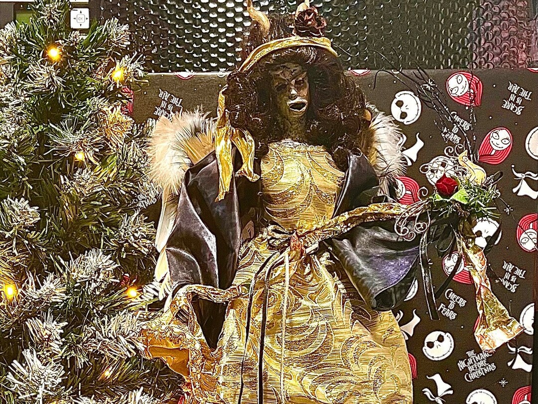 Dark Angel Horror Art OOAK Resculpt Repaint Tree Topper Christmas ...