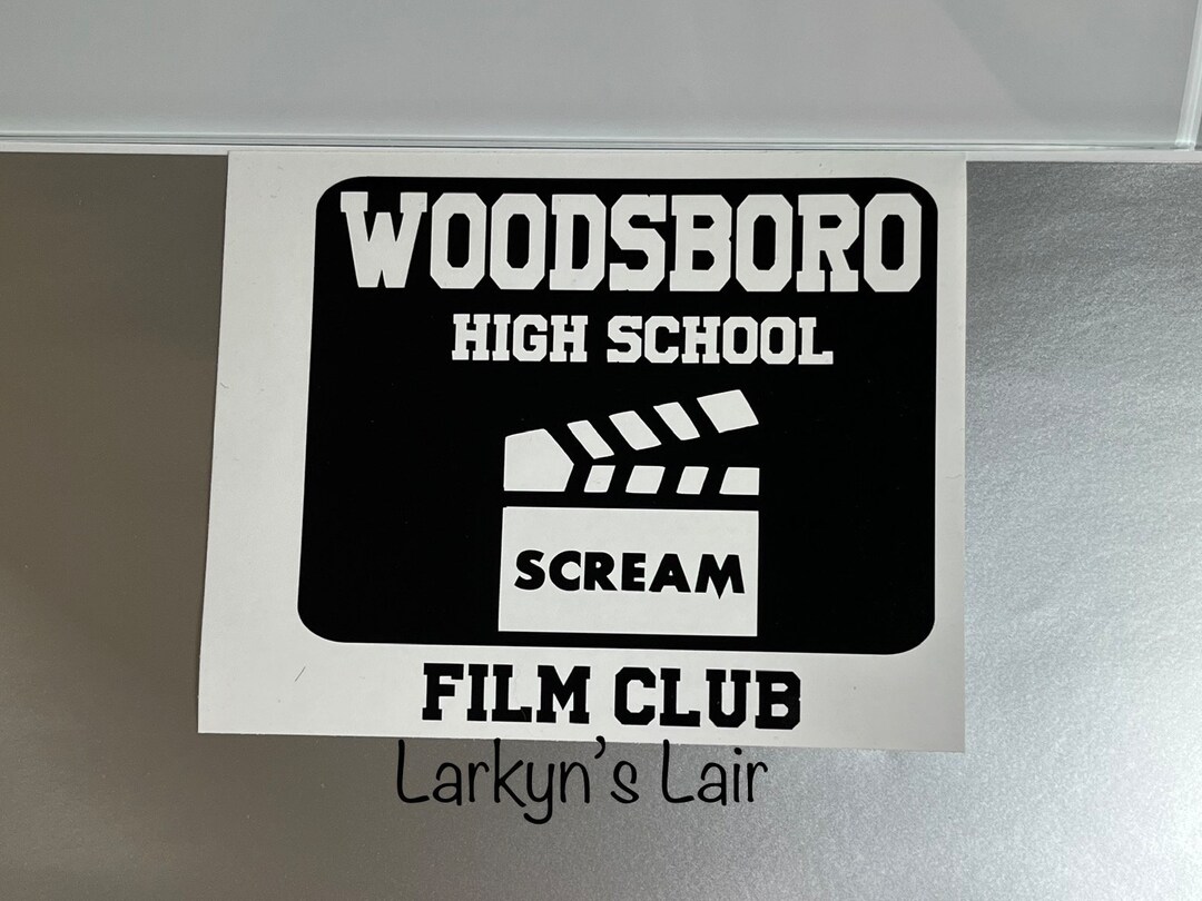 Vinyl Indoor/outdoor Decal Car Sticker Kit Woodsboro Scream Scary Movie ...