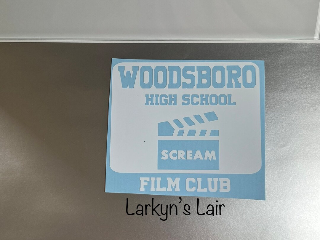 Vinyl Indoor/outdoor Decal Car Sticker Kit Woodsboro Scream Scary Movie ...