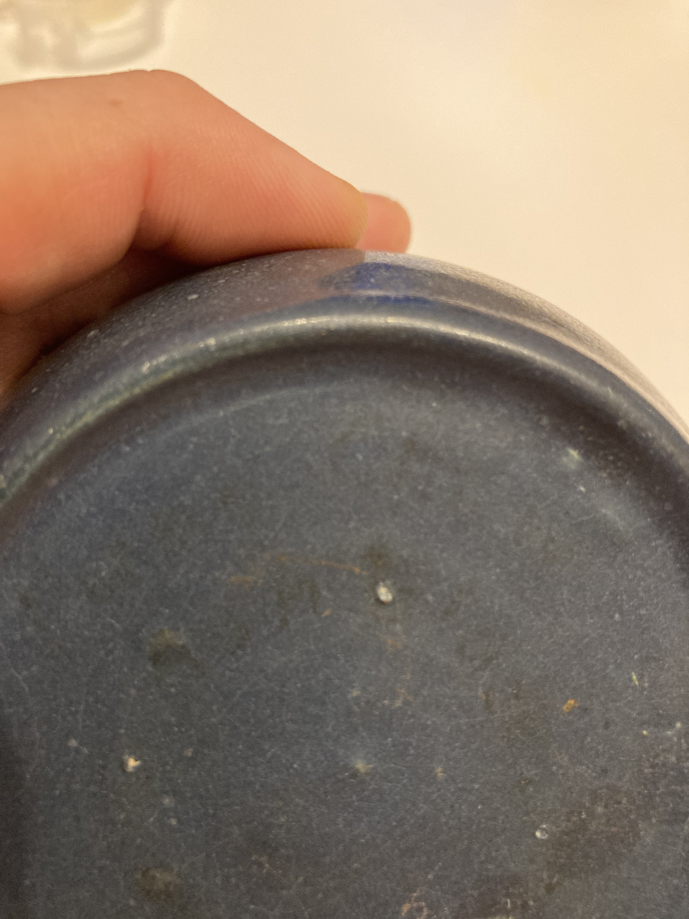 Rare Fong Chow Mid Century Modern Experimental Glaze Art Pottery Blue ...