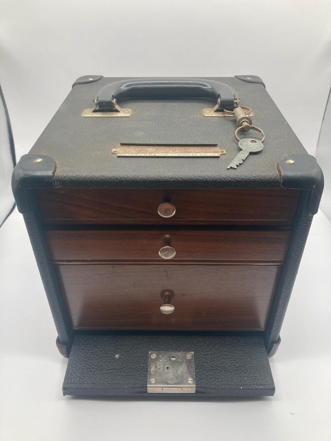 Vintage Gerstner & Sons Dentist Medical Portable Travel Wood Tool Chest ...