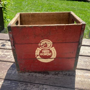 Red Horse Beer Advertising Wood Crate Philippines Rare Breweriana ...