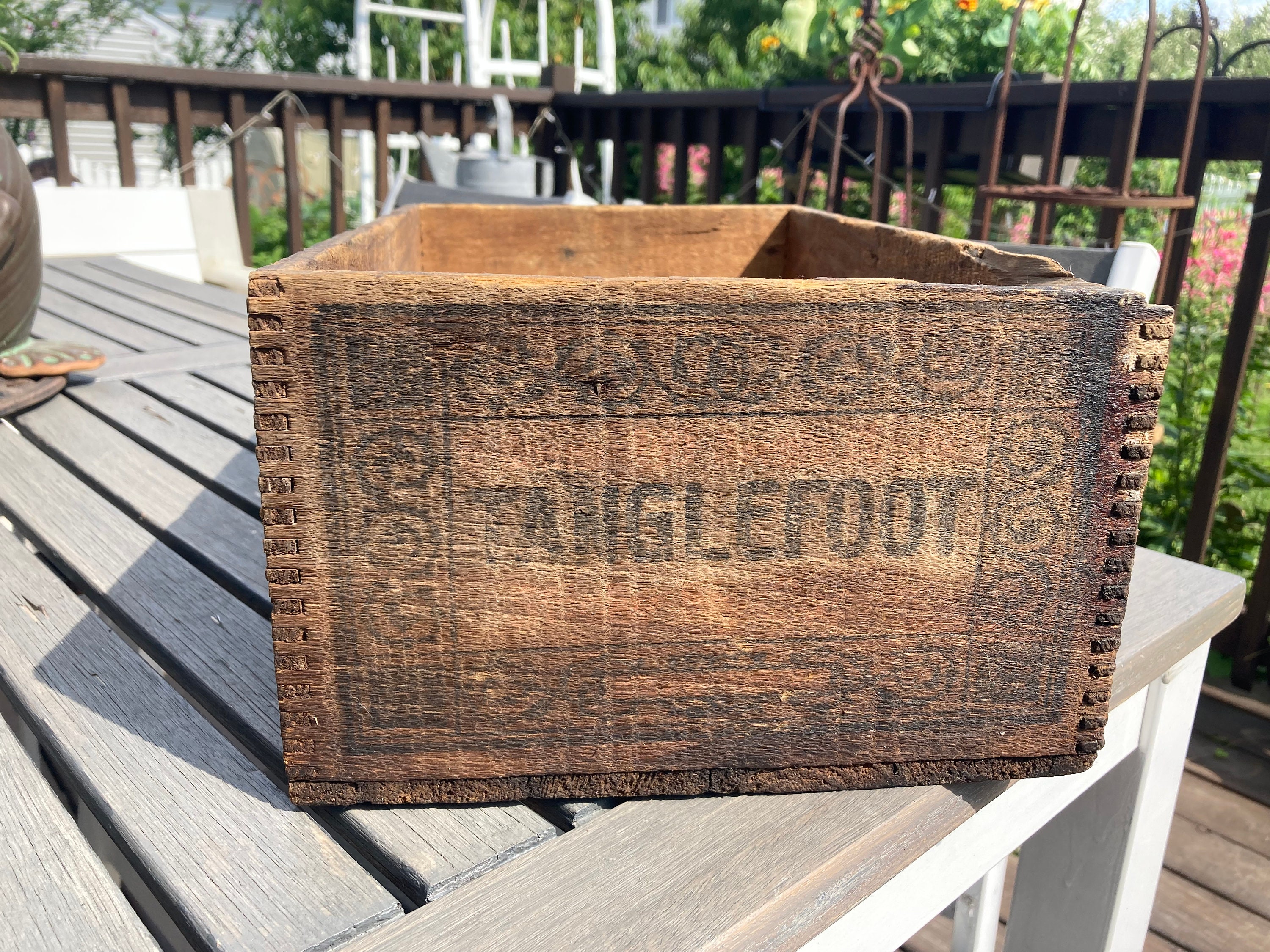 Antique Wood Crate Tanglefoot Sanitary Fly Insect Destroyer - Etsy