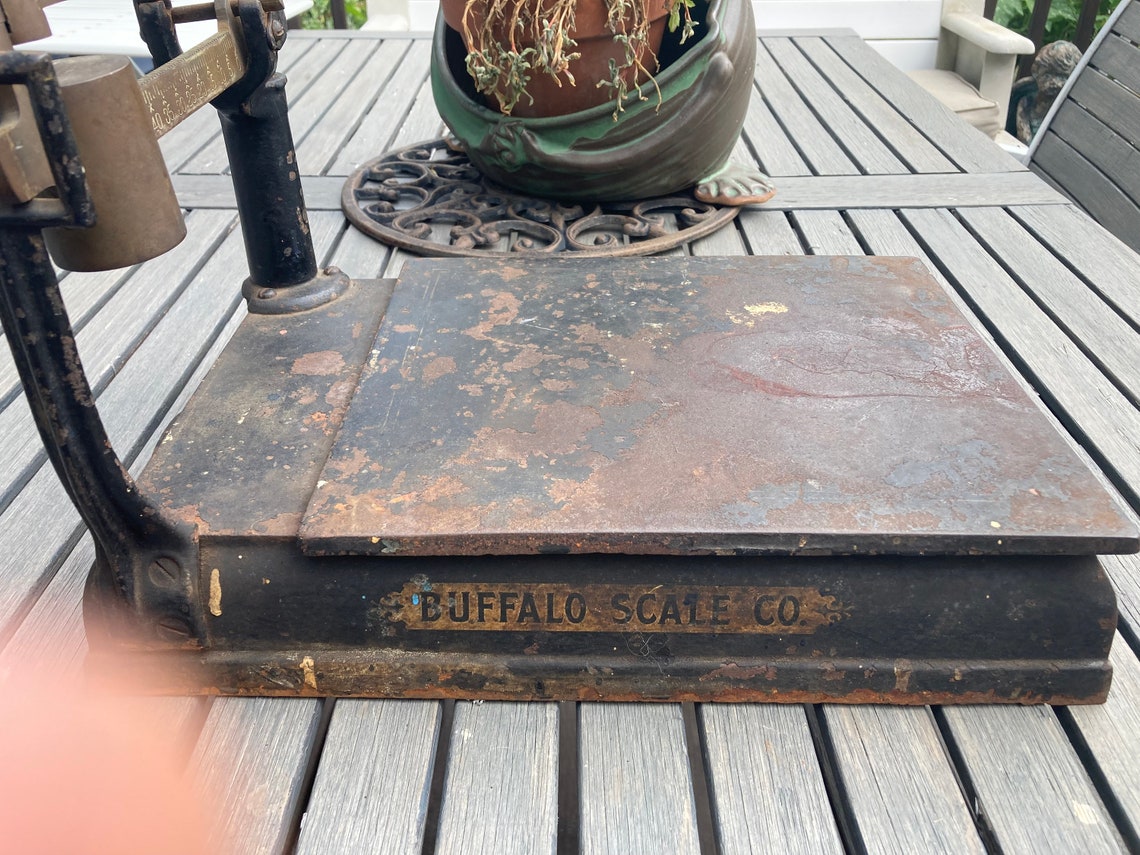 Antique Buffalo Scale Co Mercantile Store Hardware Counter Cast Iron ...