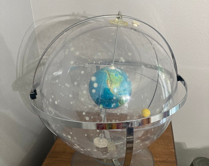 Vintage Universal Transparent Celestial Zodiac Earth Sun Constellation ...