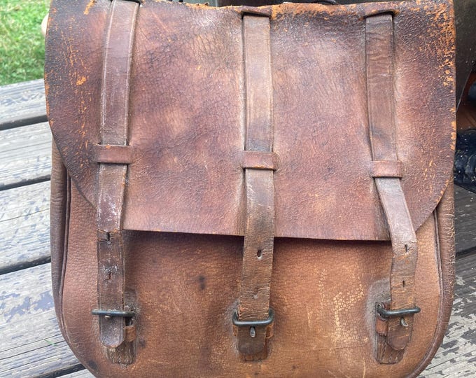 Antique Leather Pony Express Horse Saddle Carrier Bag 1800’s Cowboy ...