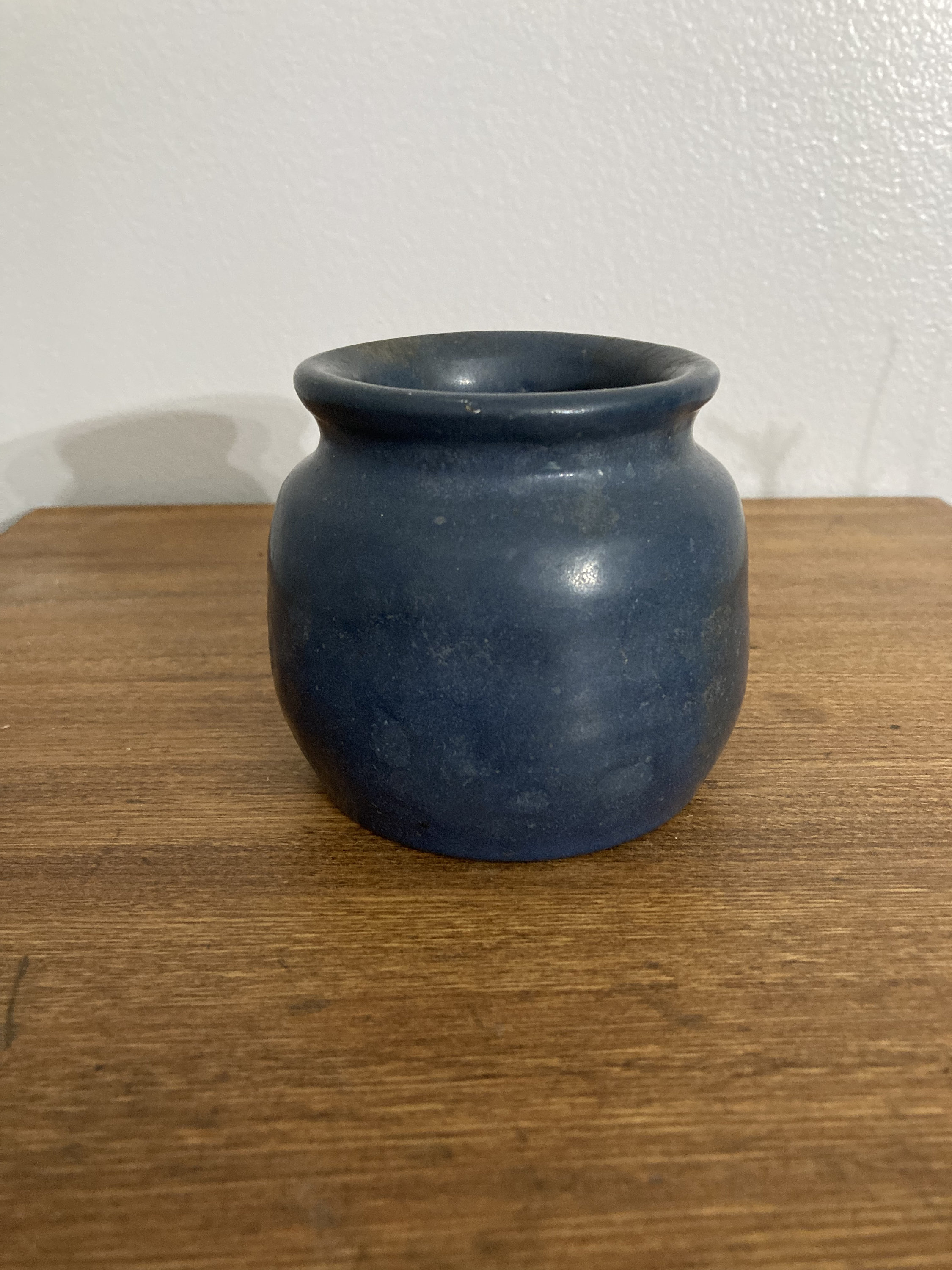 Rare Fong Chow Mid Century Modern Experimental Glaze Art Pottery Blue ...