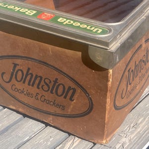 Vintage Store Counter Uneeda Bakery Johnston Cookies and Crackers ...