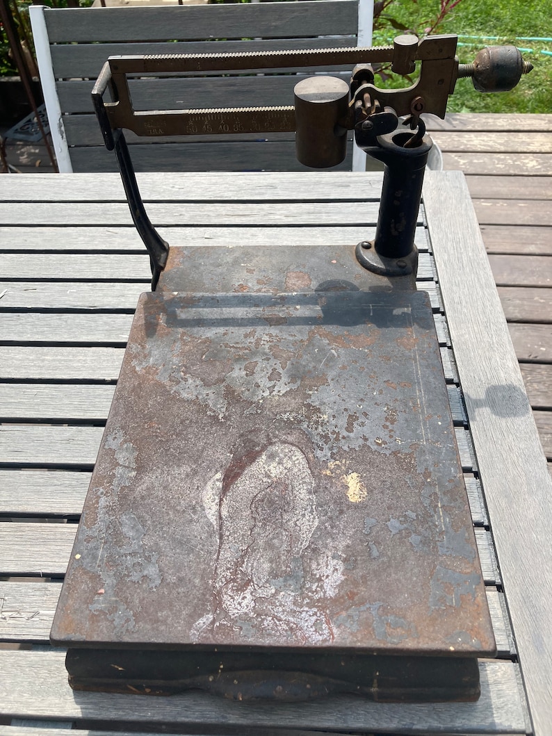 Antique Buffalo Scale Co Mercantile Store Hardware Counter Cast Iron ...