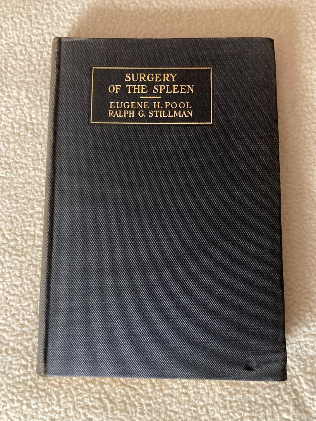 Antique Surgery of the Spleen Medical Reference Book Pool and Stillman ...