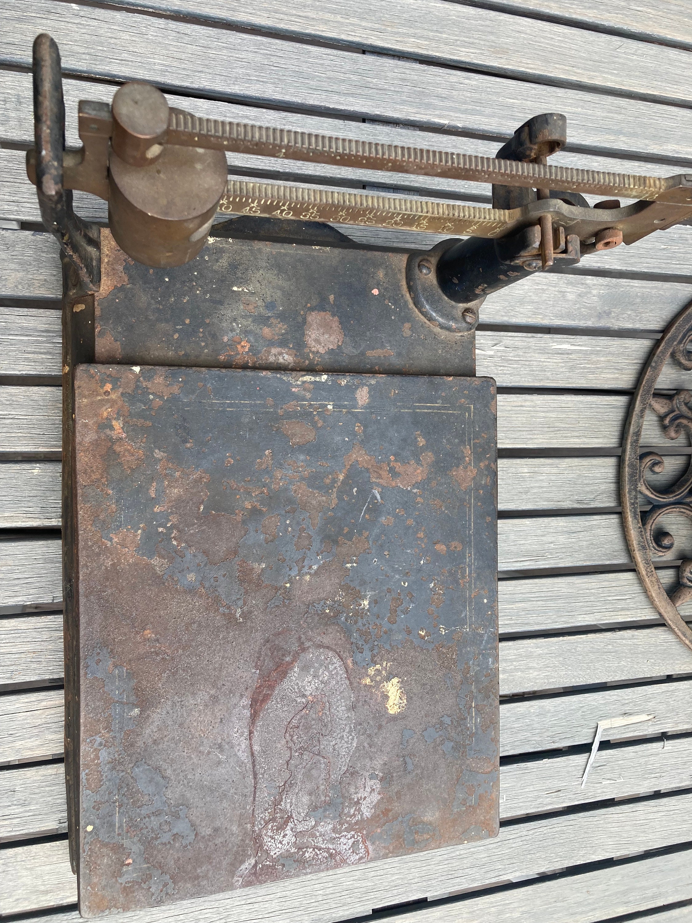 Antique Buffalo Scale Co Mercantile Store Hardware Counter Cast Iron ...