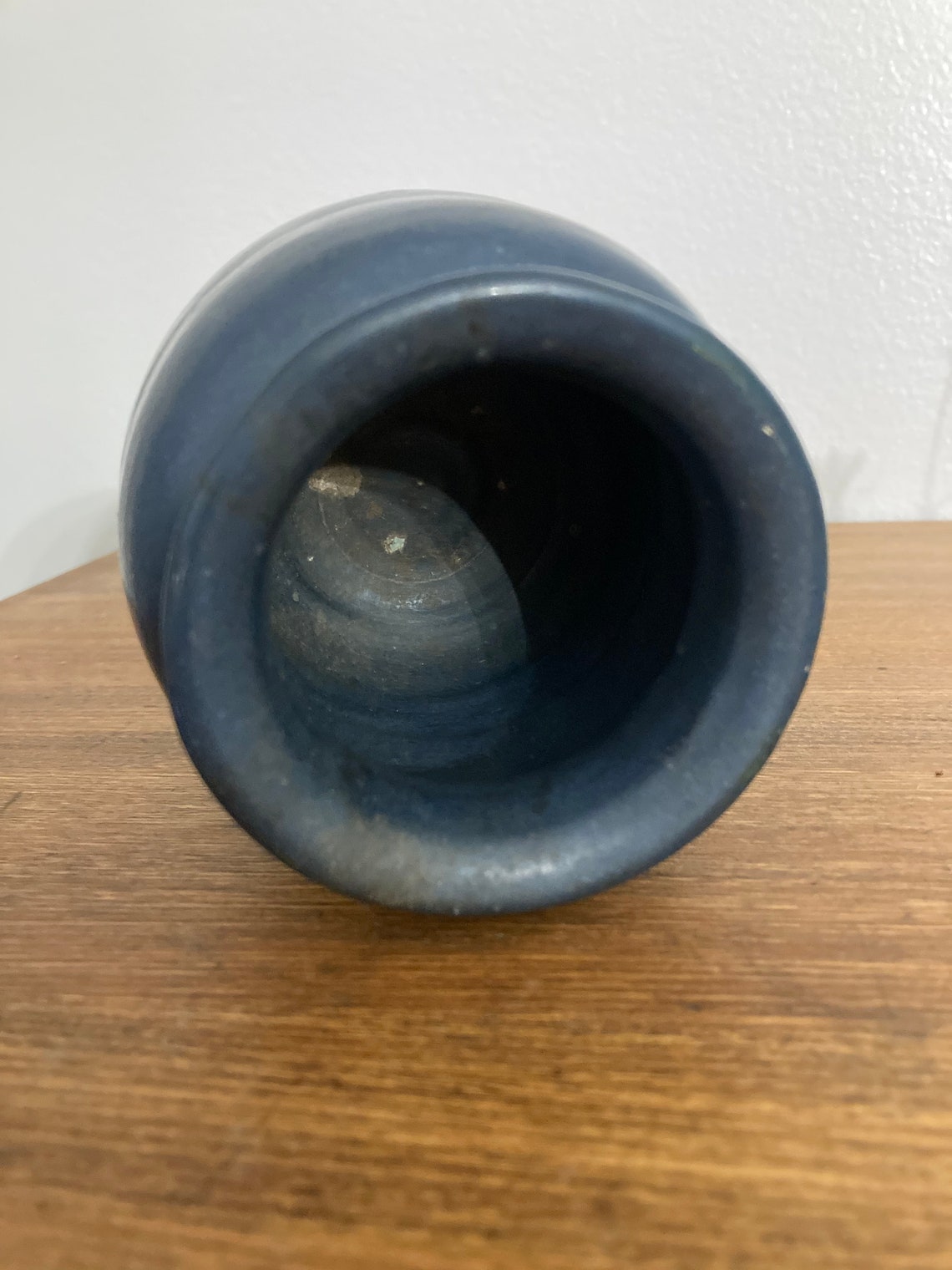 Rare Fong Chow Mid Century Modern Experimental Glaze Art Pottery Blue ...