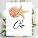 Ready to Print Seashell Table Numbers 1-20 for Beach Wedding, Bridal ...