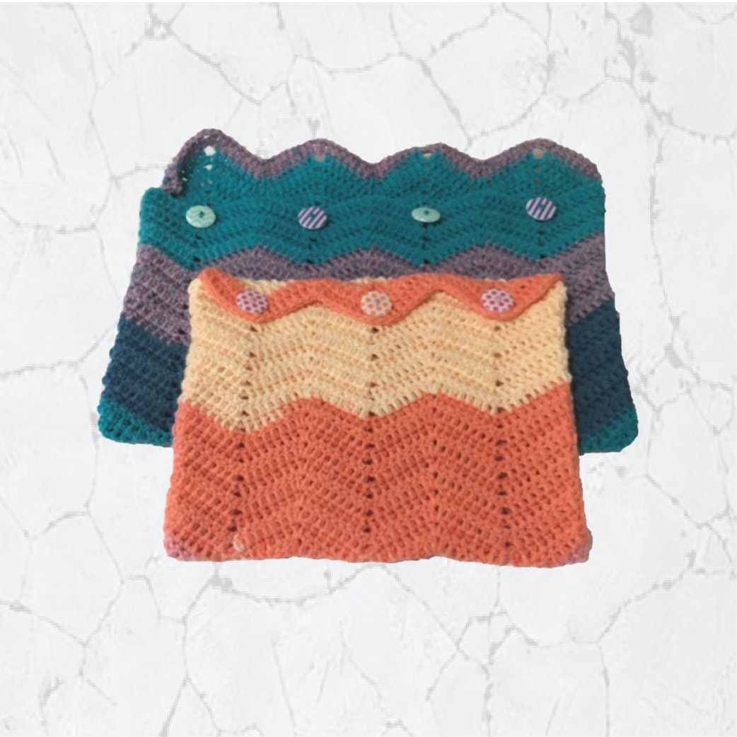 Chevron Laptop Sleeve Crochet Pattern, Easy Crochet Pattern, Crochet ...
