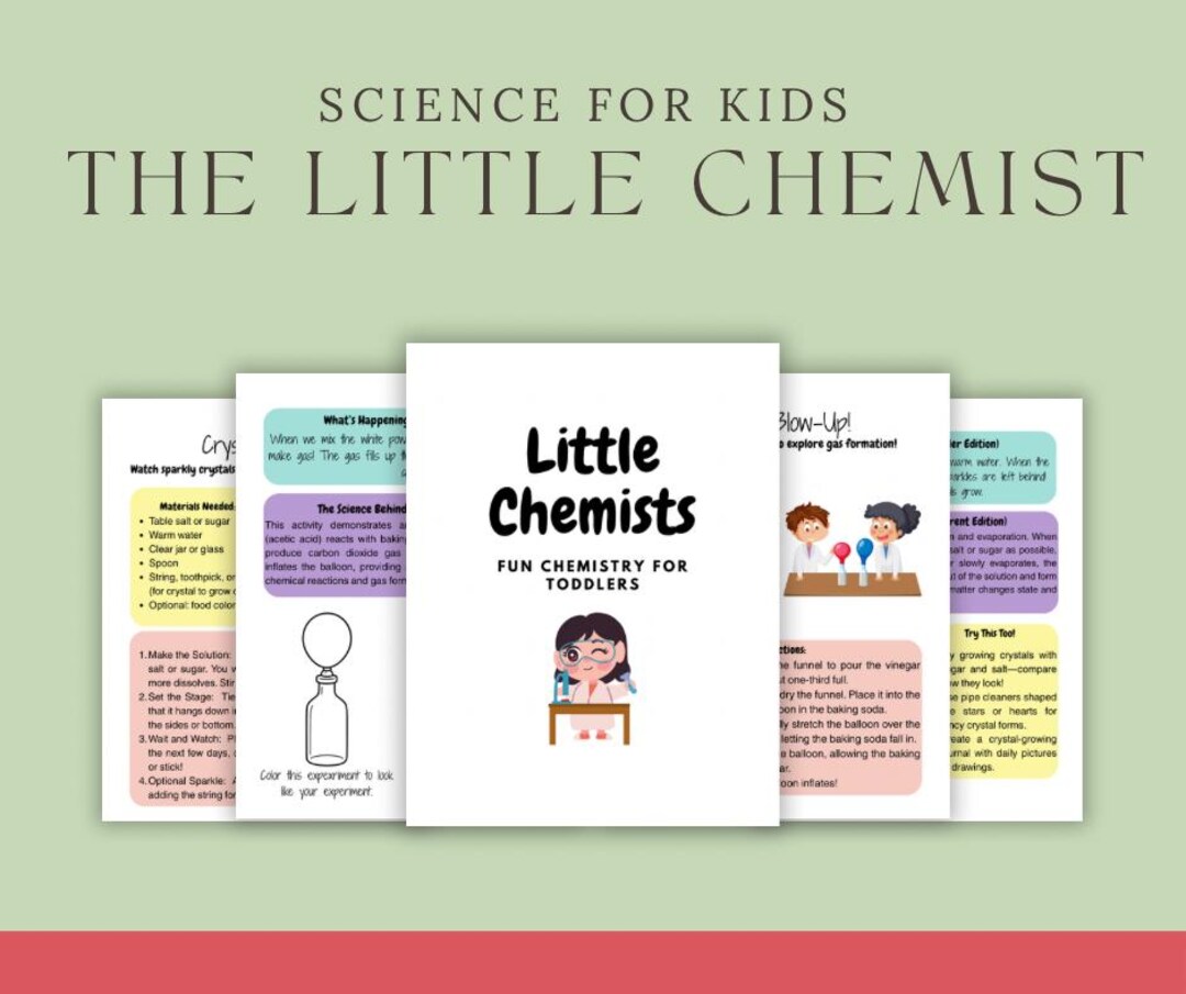 My Little Chemist PDF – Preschool & Kindergarten Science Activities ...