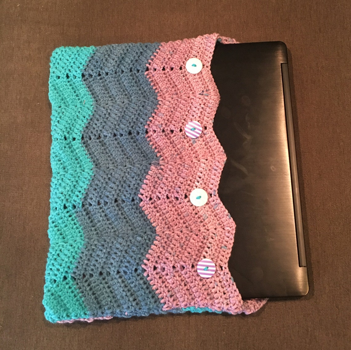 Chevron Laptop Sleeve Crochet Pattern, Easy Crochet Pattern, Crochet ...