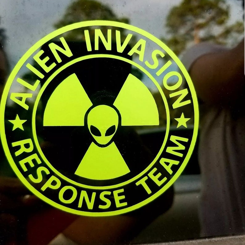 Alien Invasion Response Team Vinyl Decal - Etsy