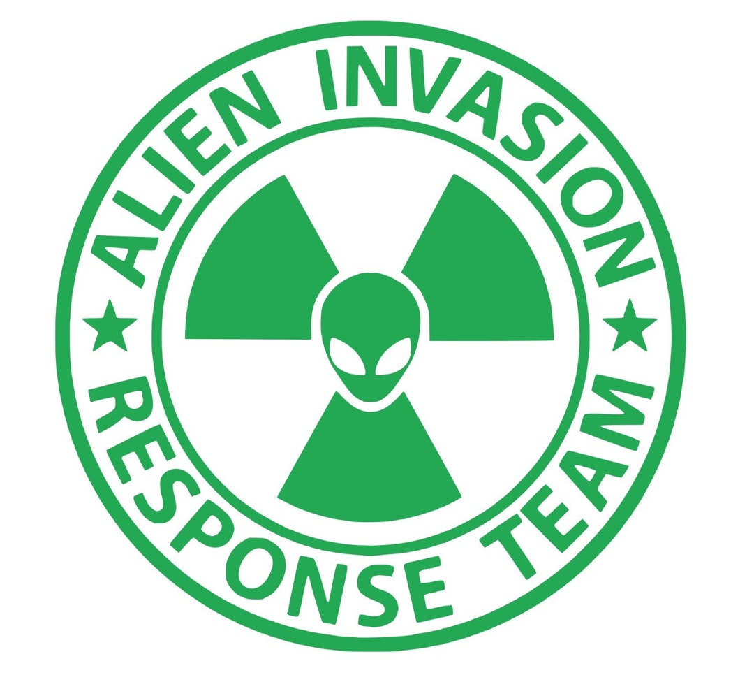 Alien Invasion Response Team Vinyl Decal - Etsy