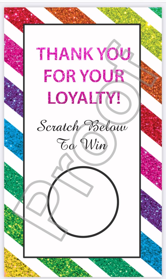 Scratch Cards RAINBOW | Etsy