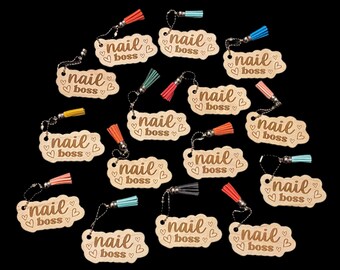 Nail Tech Key Chain - Etsy