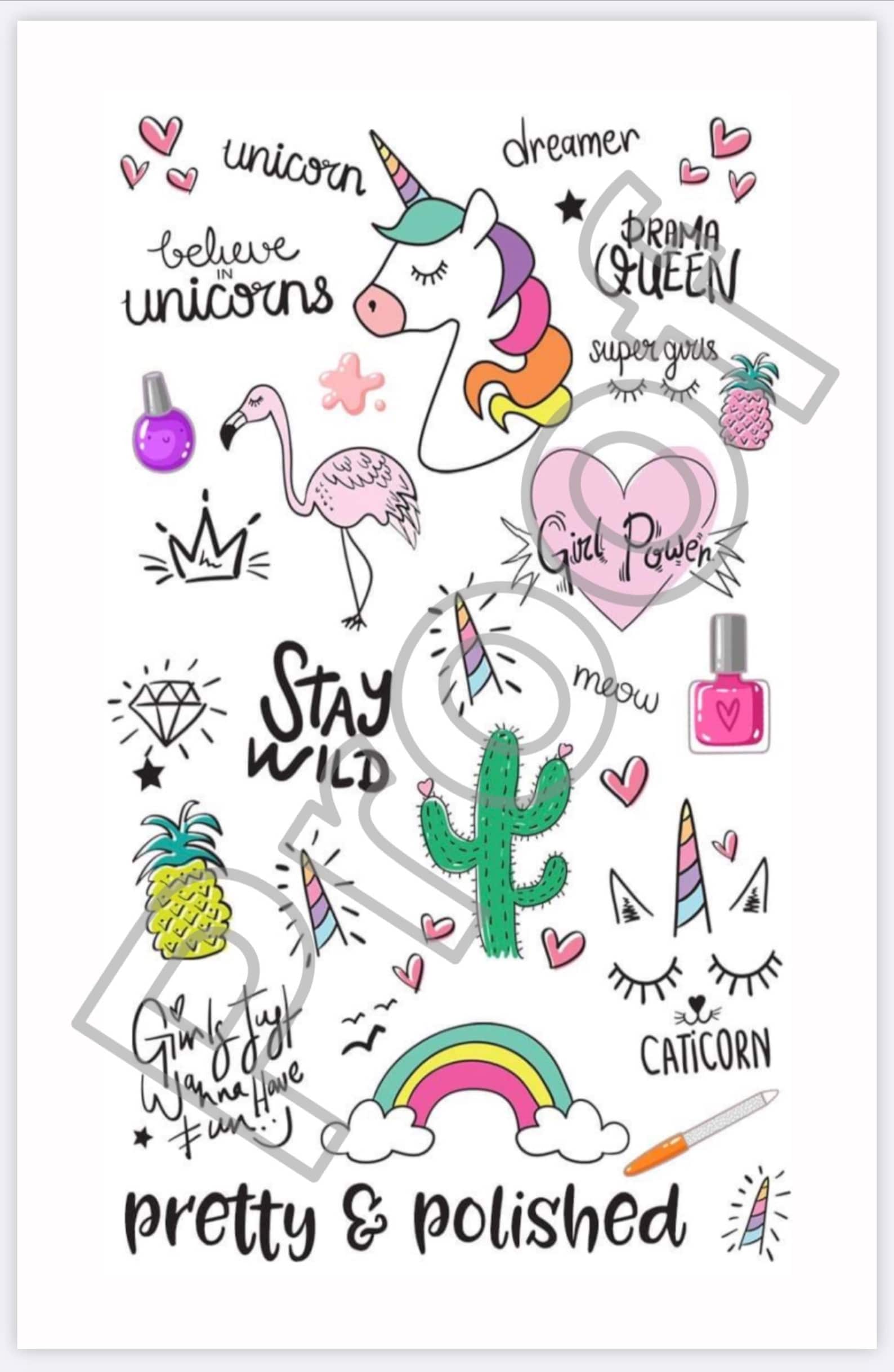 Pretty & Polished Cards - Etsy