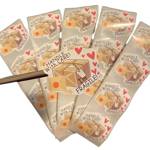 Handle With Care Im Fragile Sticker - Etsy