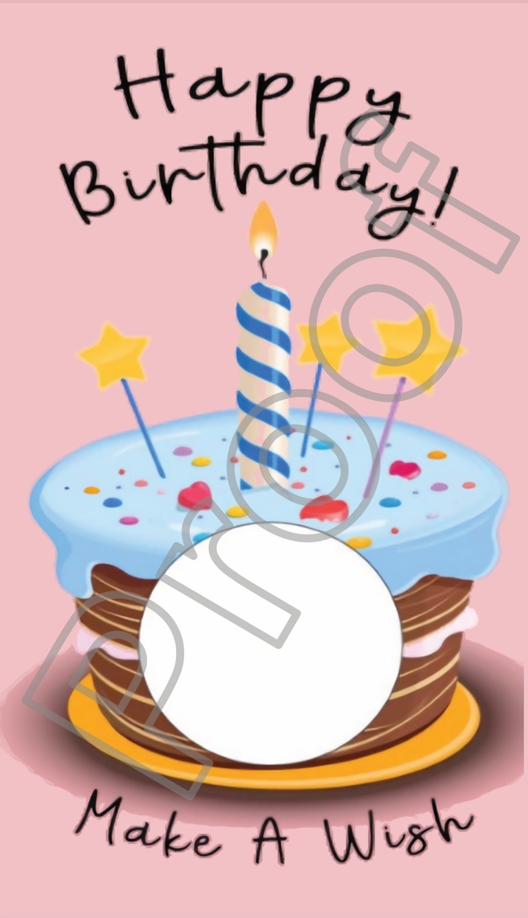 Happy Birthday Scratch off Card Cupcake - Etsy