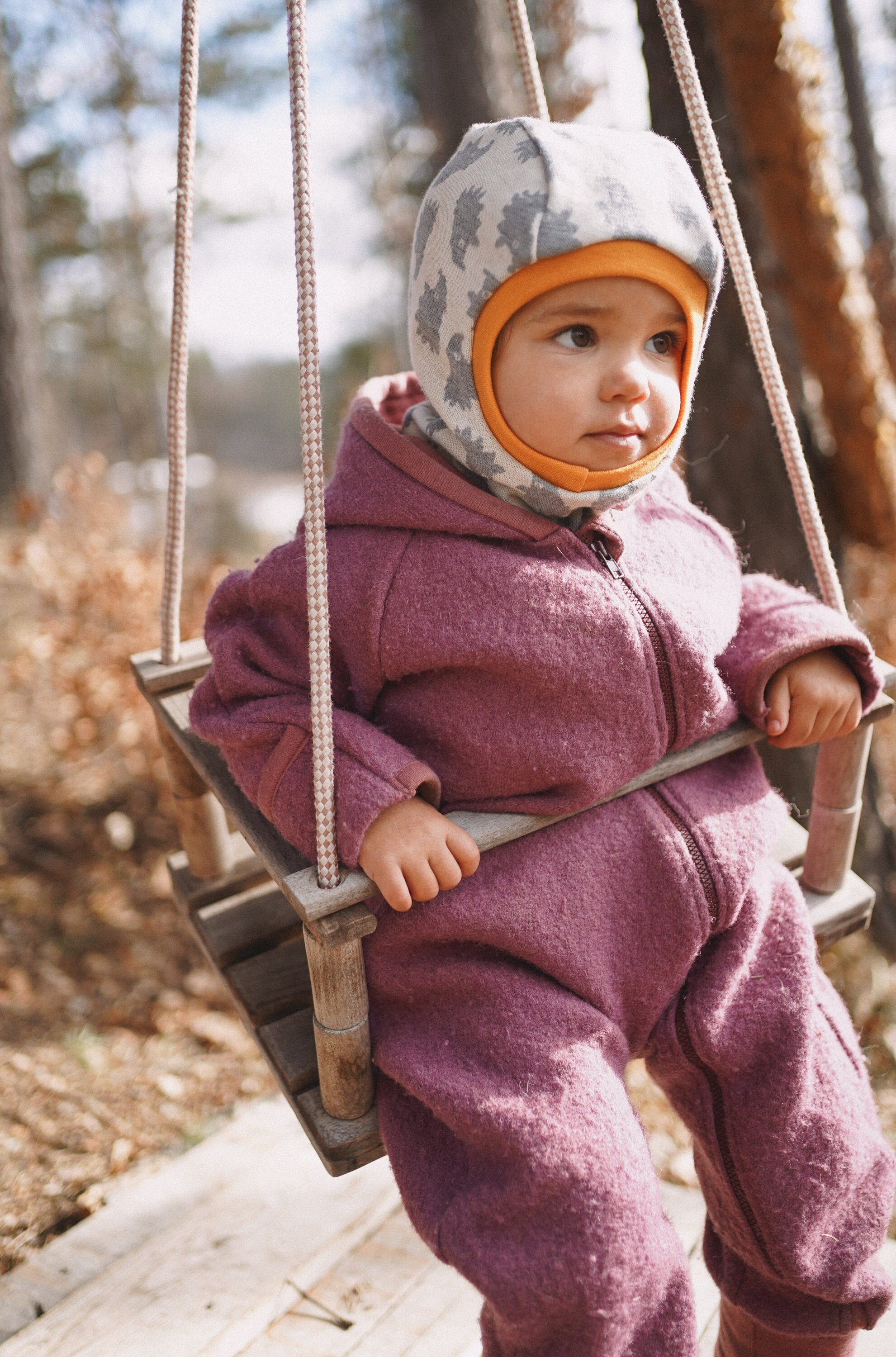 Thyme Wollwalk Overall With Dwarf Hood | "grow With Me" Walk Jumper ...