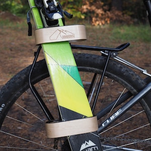 Ski Holder for Ebike and Fatbikes | Transport Skis on Bike | Ski Rack ...