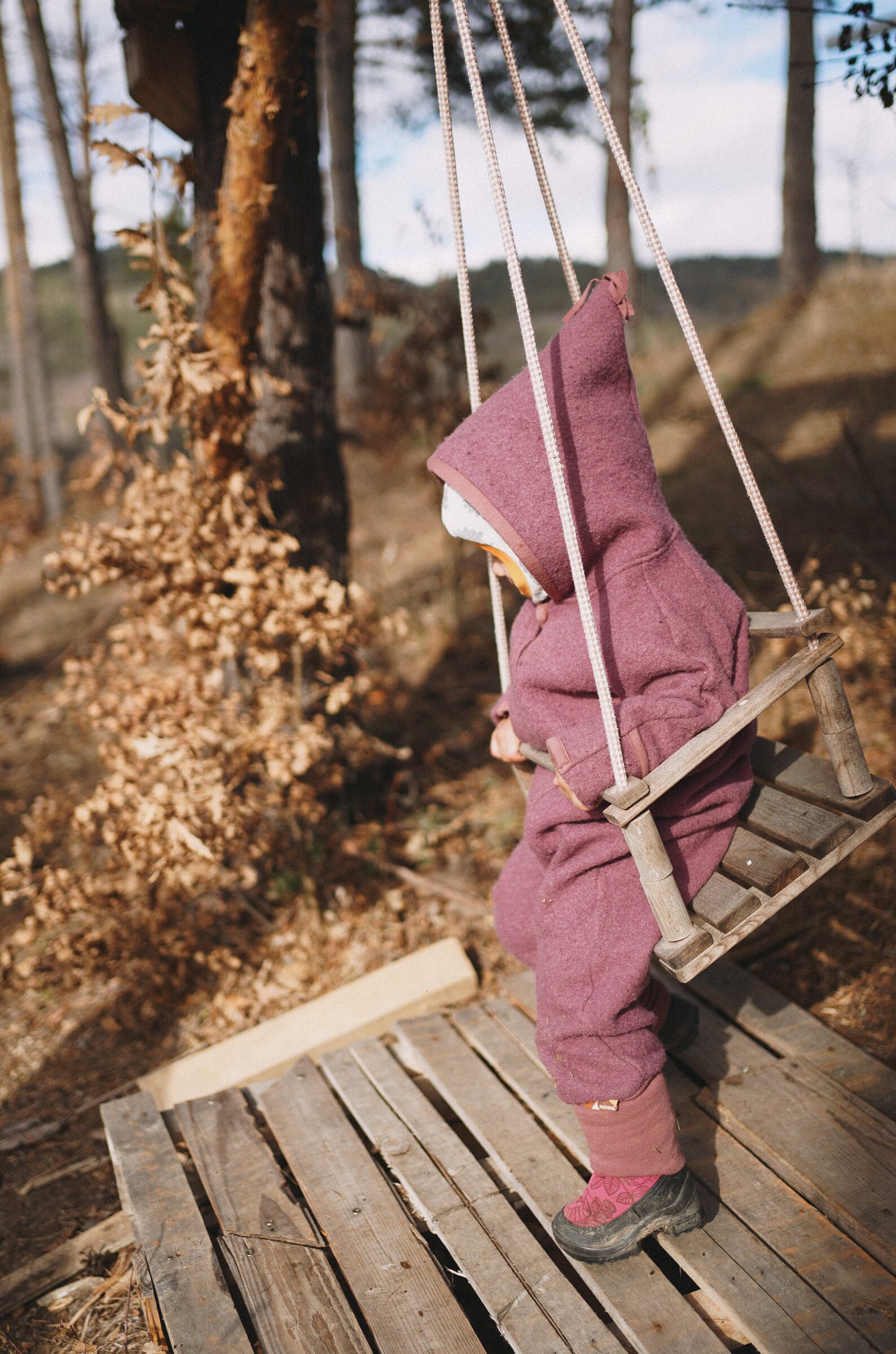 Thyme Wollwalk Overall With Dwarf Hood | "grow With Me" Walk Jumper ...