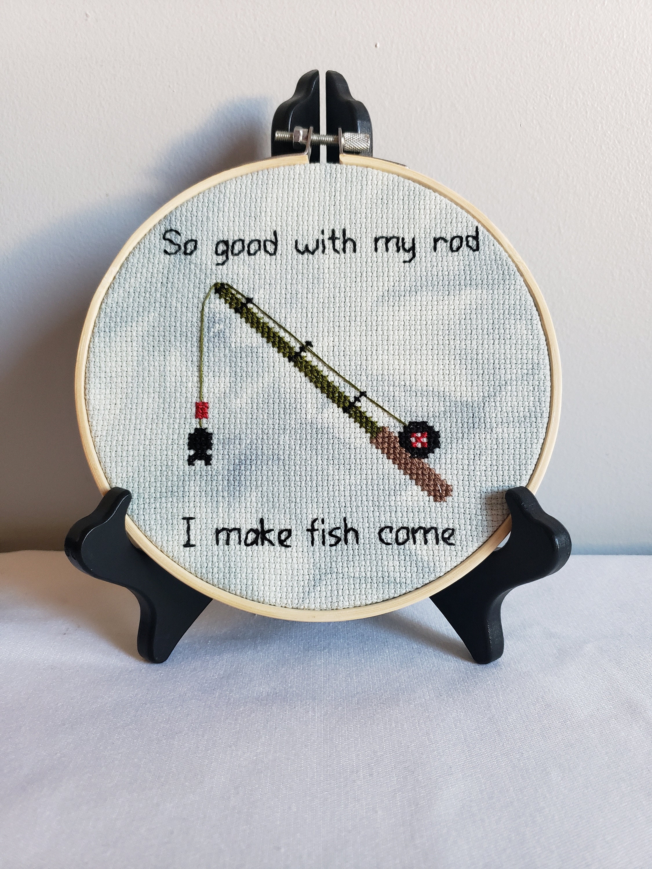 Good With My Rod Cross Stitch Pattern - PDF - Etsy Canada