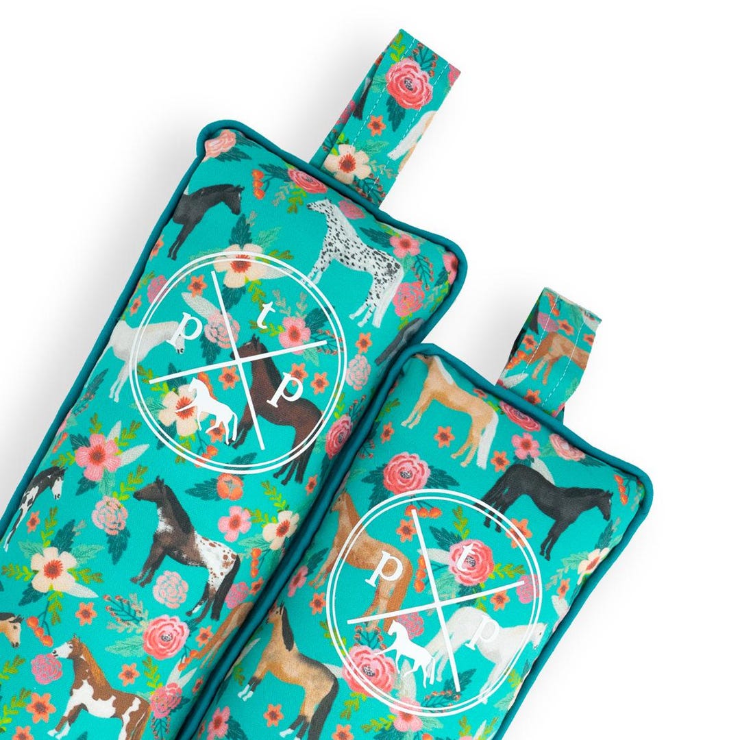 Floral Horse (teal) - Boot Stuffer | Boot Tree, Fabric Boot Tree ...