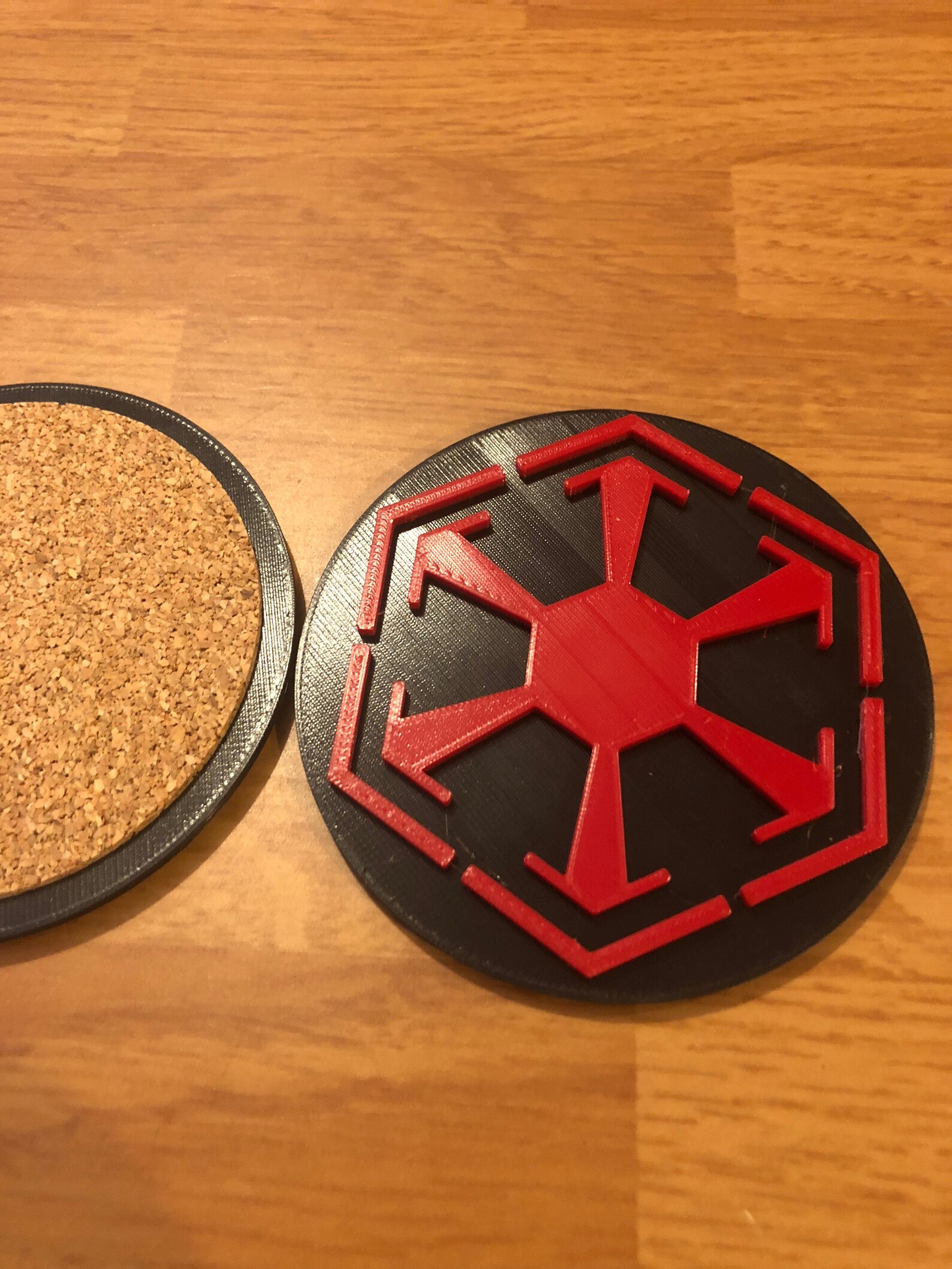 Star Wars Inspired Sith Coasters Set of 6 With Holder Choose | Etsy