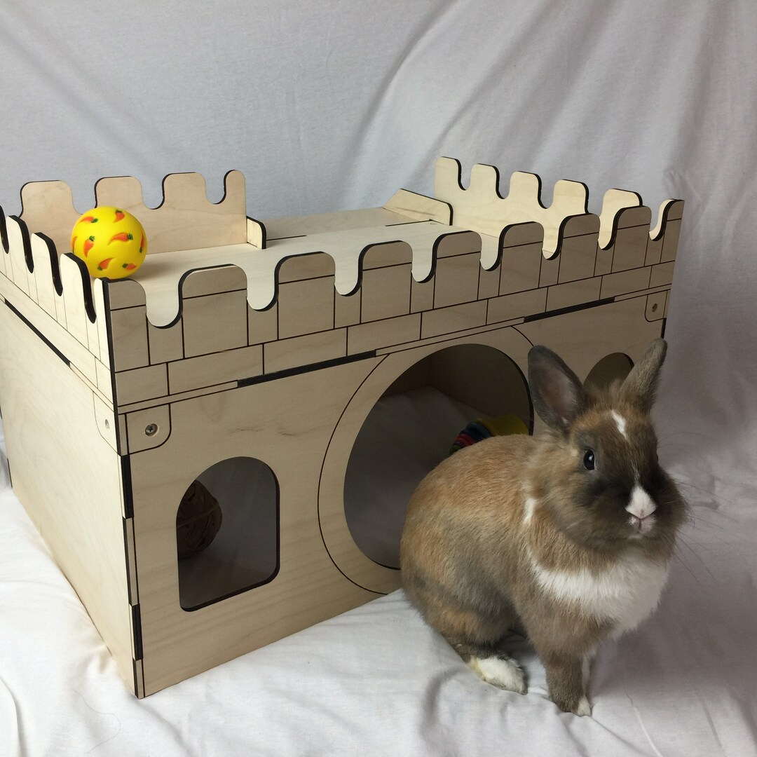 Jumbo Bunny House | Indoor Rabbit Castle - Etsy