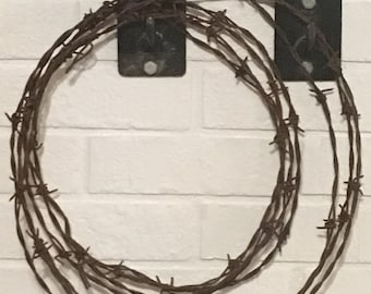 Rustic Antique Barbed Wire Display 32 Wire Framed Collection - Etsy