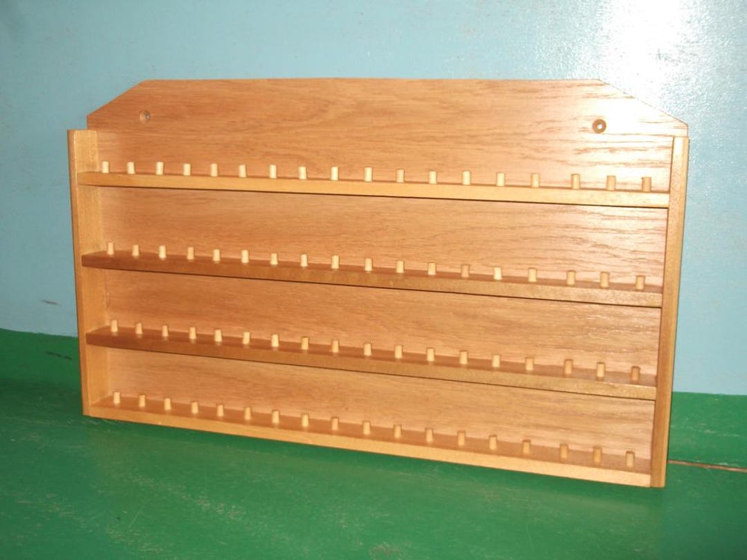72pc Wooden Thimble Display Rack With Sides ( Pine Finish ) - Etsy UK