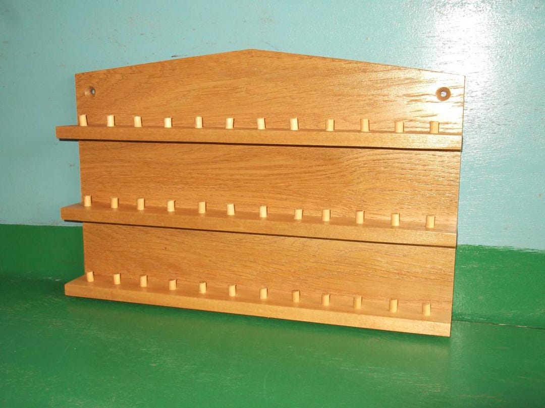 36pc Wooden Thimble Display Rack ( Pine Finish ) - Etsy