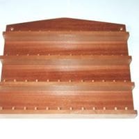 48pc Wooden Thimble Display Rack Mahogany Finish - Etsy UK