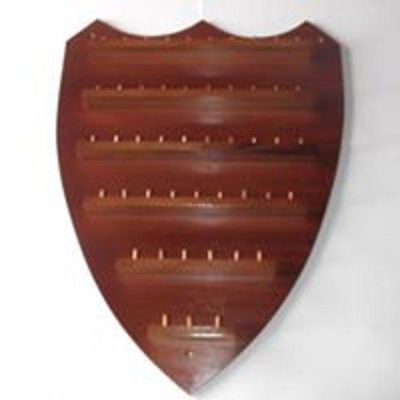 48pc Shield Wooden Thimble Display Rack Mahogany Finish | Etsy