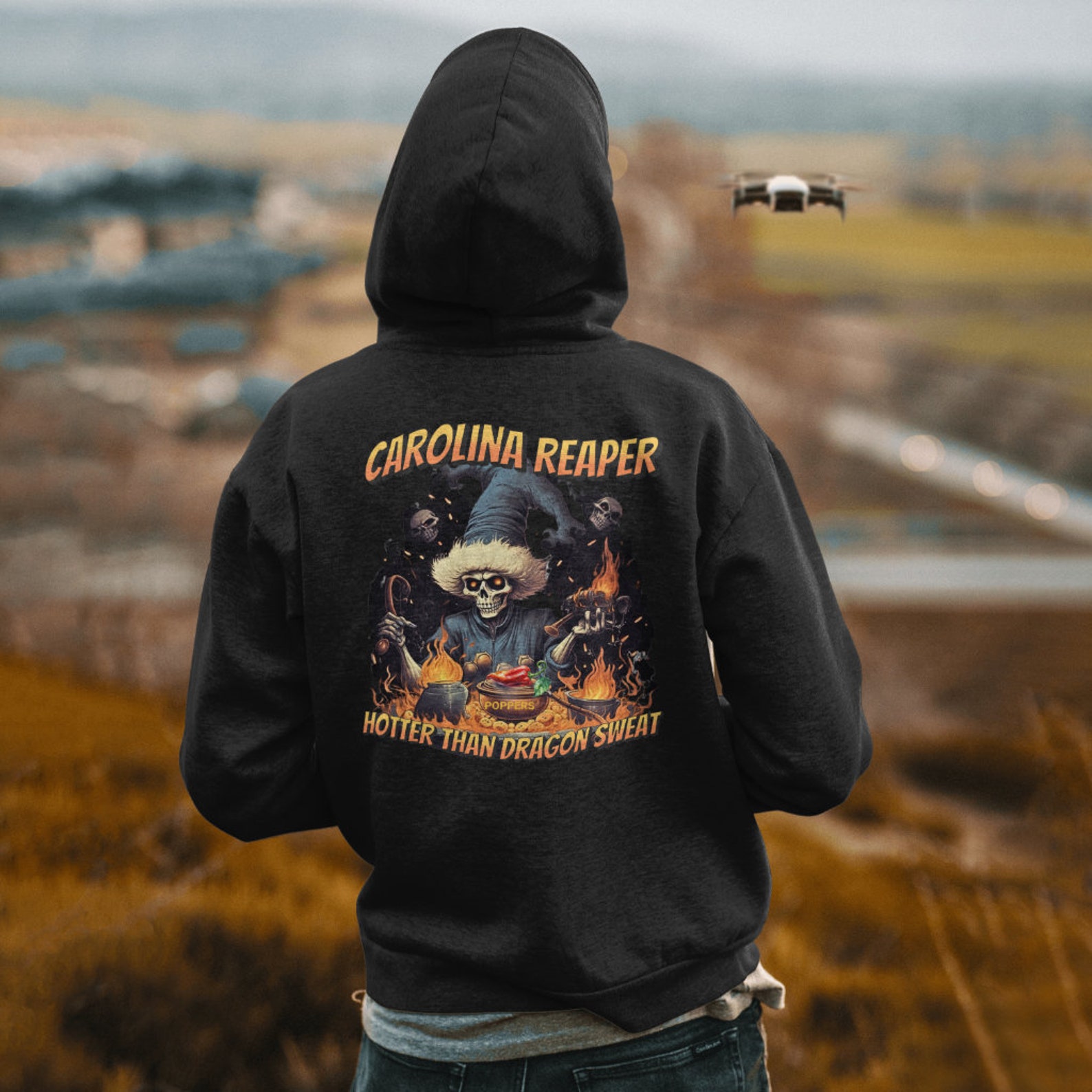 HALLOWEEN POTLUCK, Carolina Reaper, Hotter Than Dragon Sweat Master ...