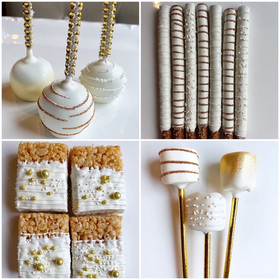 White Desserts And Candies Buffet Tutorial: How To Colour White