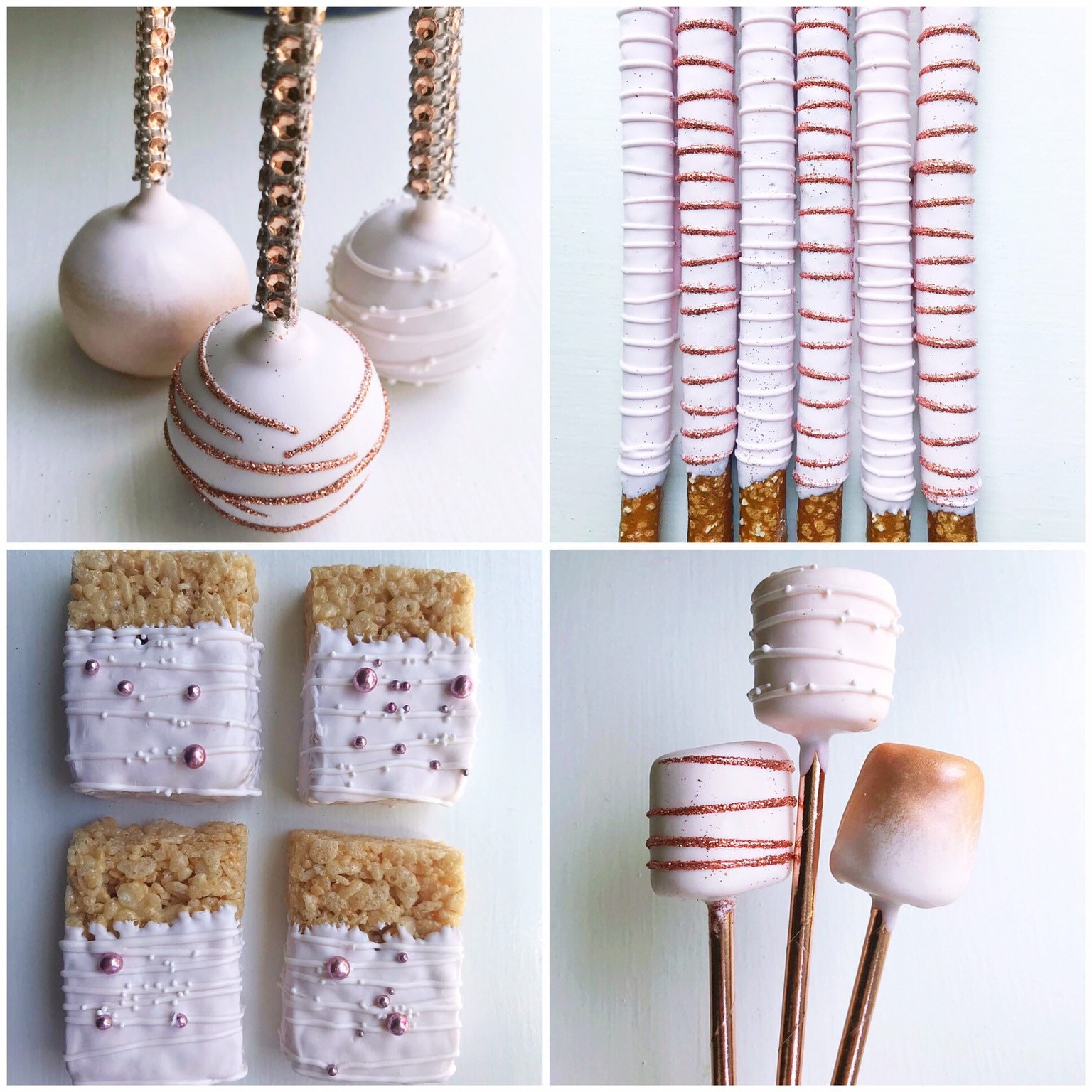 Rose Gold For Candy Cakes