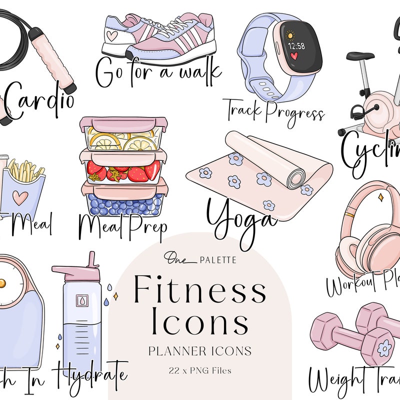 Planner Icon Clipart - Etsy