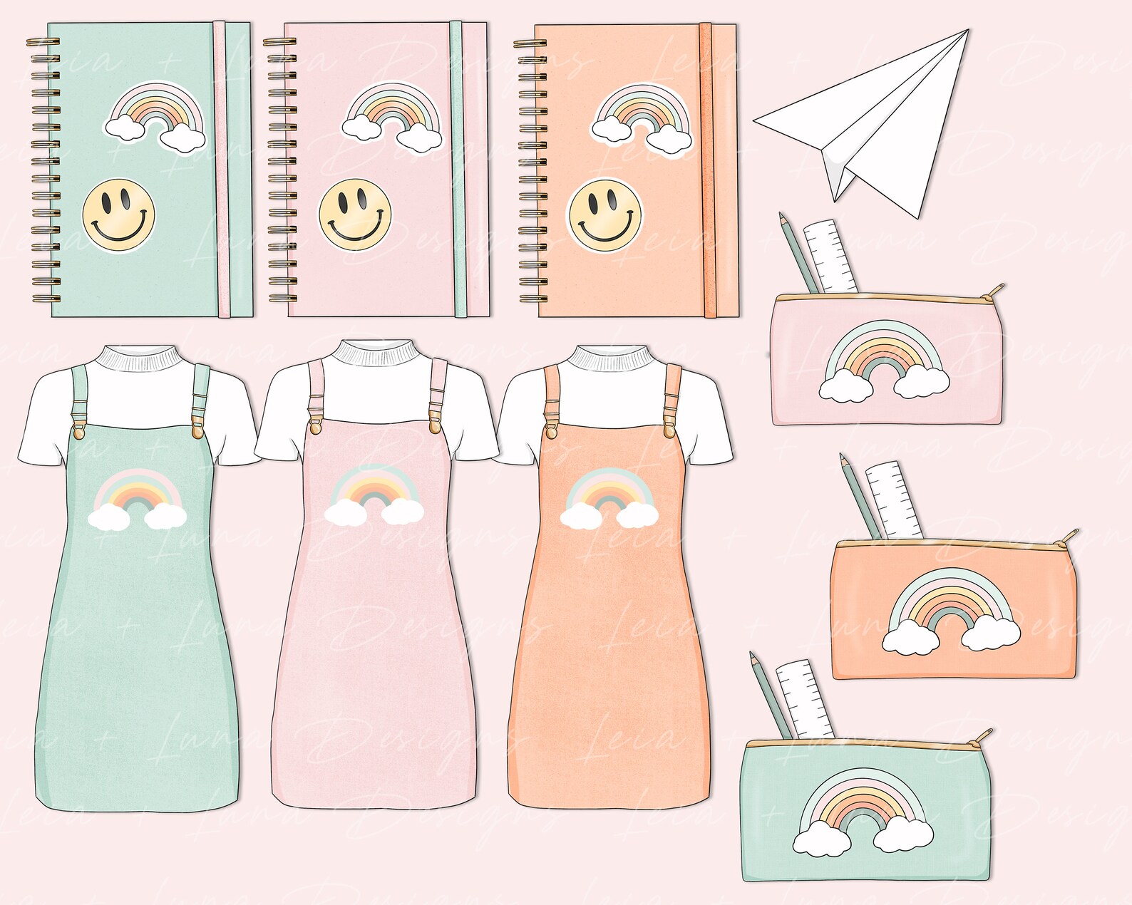 Back to School Planner Clipart Fashion Girl Clip Art School Clipart ...