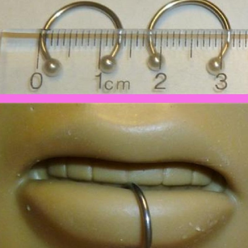 Snake Bite Lip Rings - Etsy