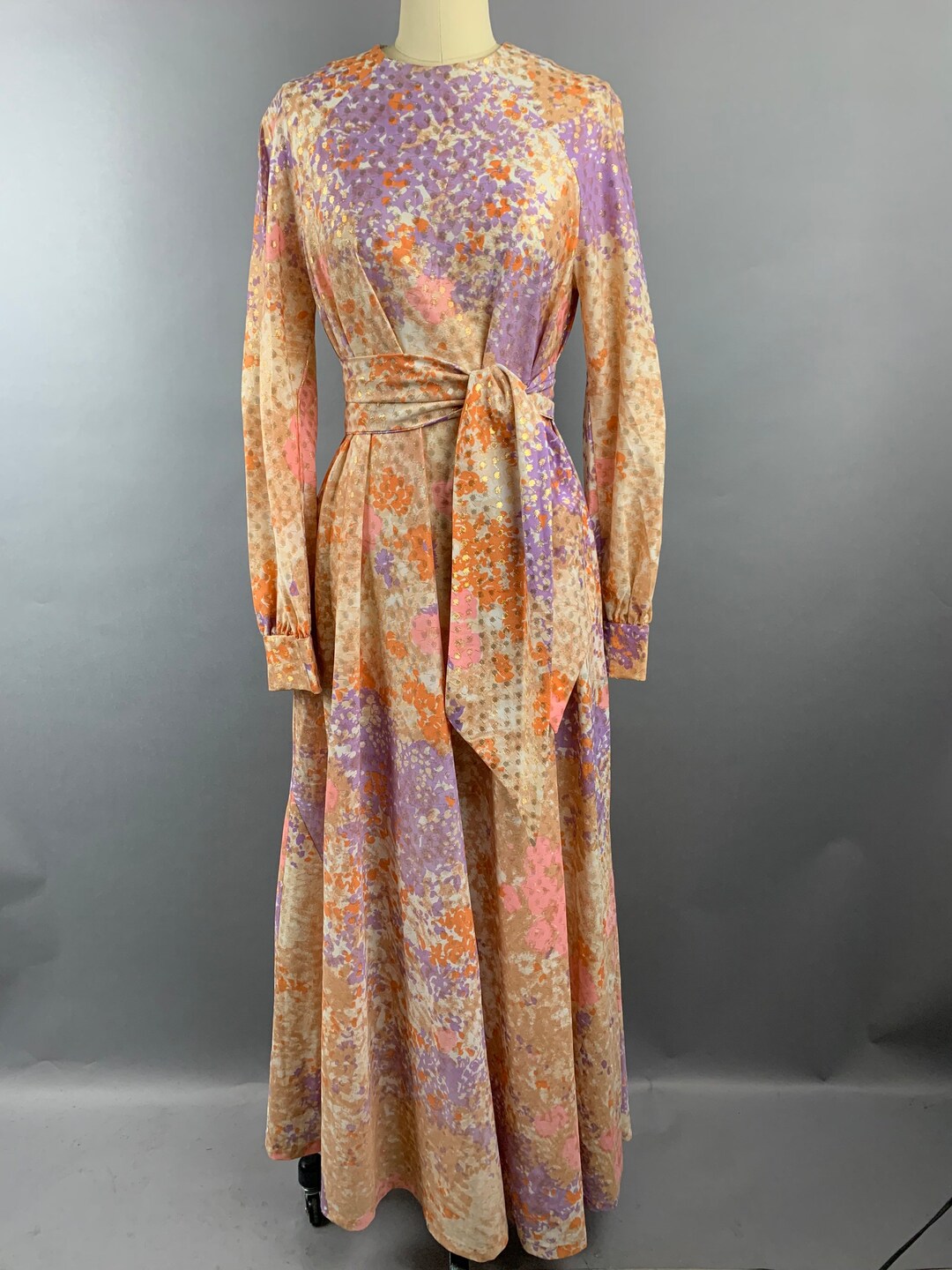 BILL TICE for Royal 1970s Glamtastic Caftan and Tie. - Etsy