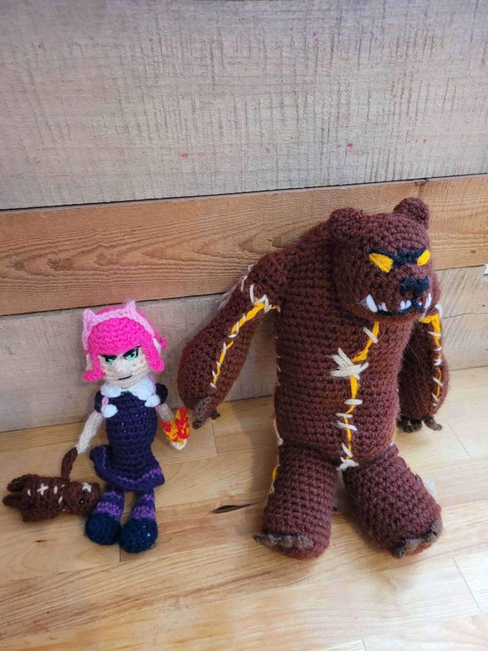 League of Legends Inspired Plushie Champion and Her Bear - Etsy