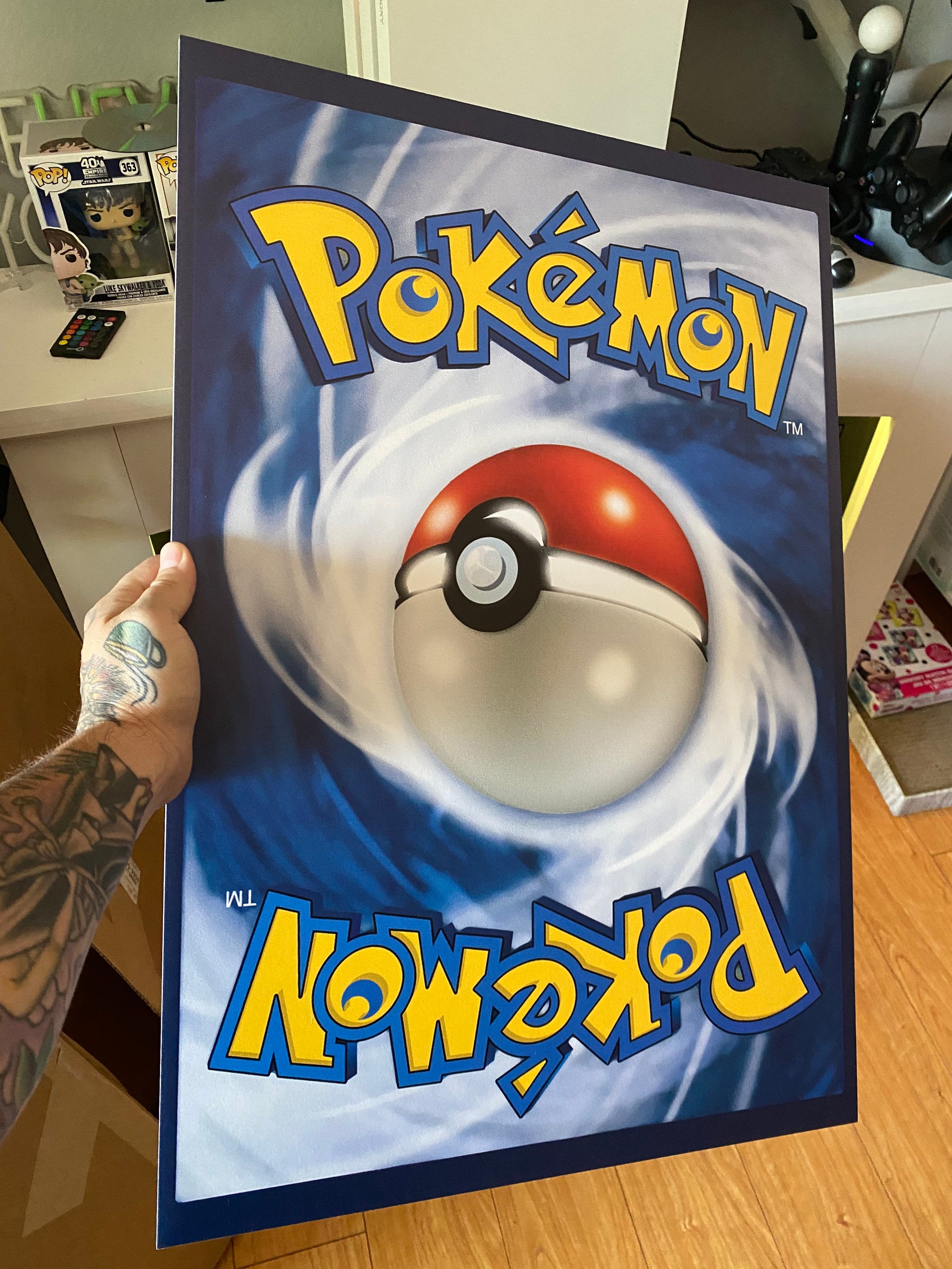 Pikachu V Max Pokémon Jumbo TCG Proxy Card - Etsy