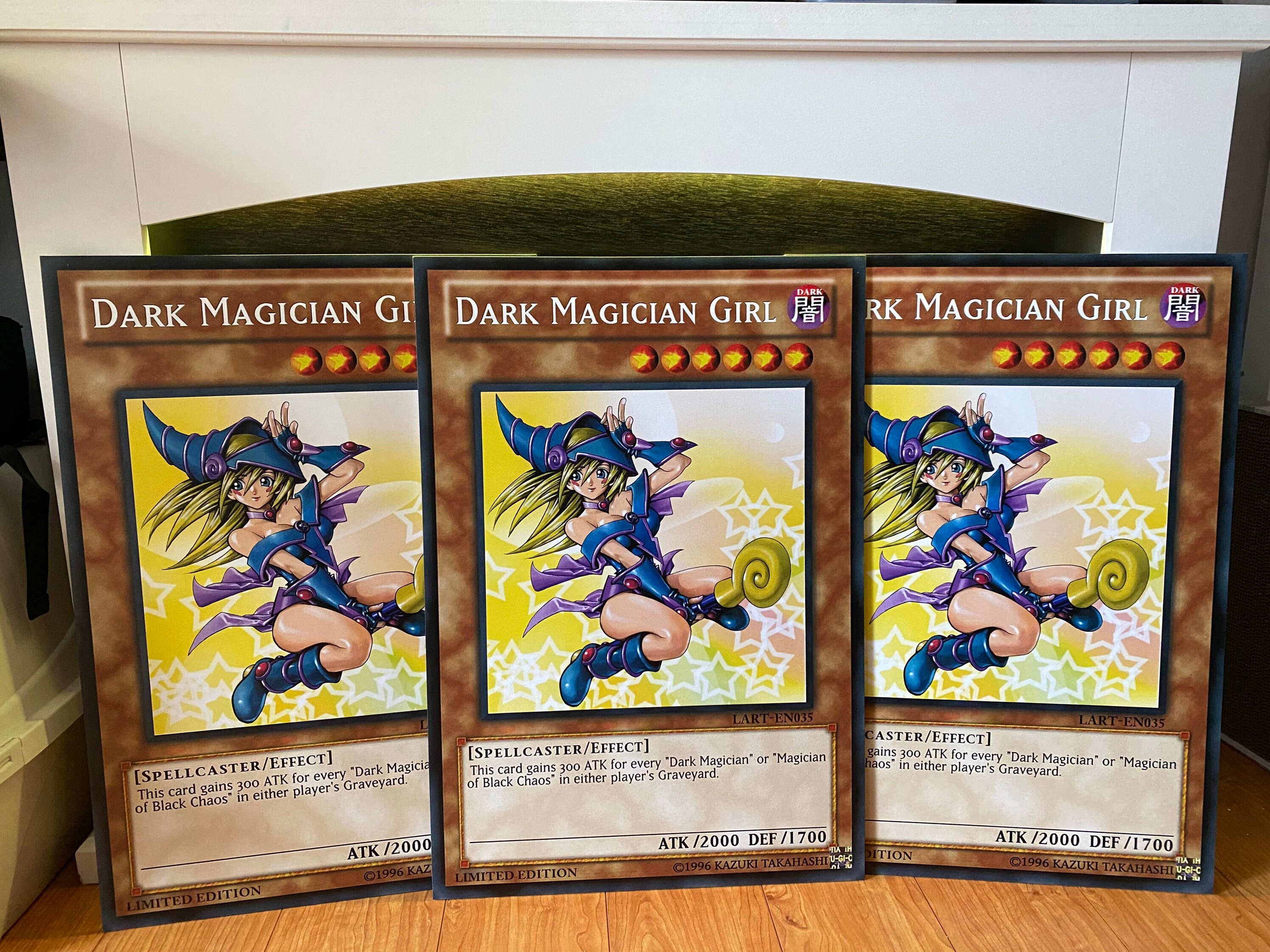 Dark Magician Girl LIMITED EDITION LART-EN035 Jumbo Yugioh - Etsy UK