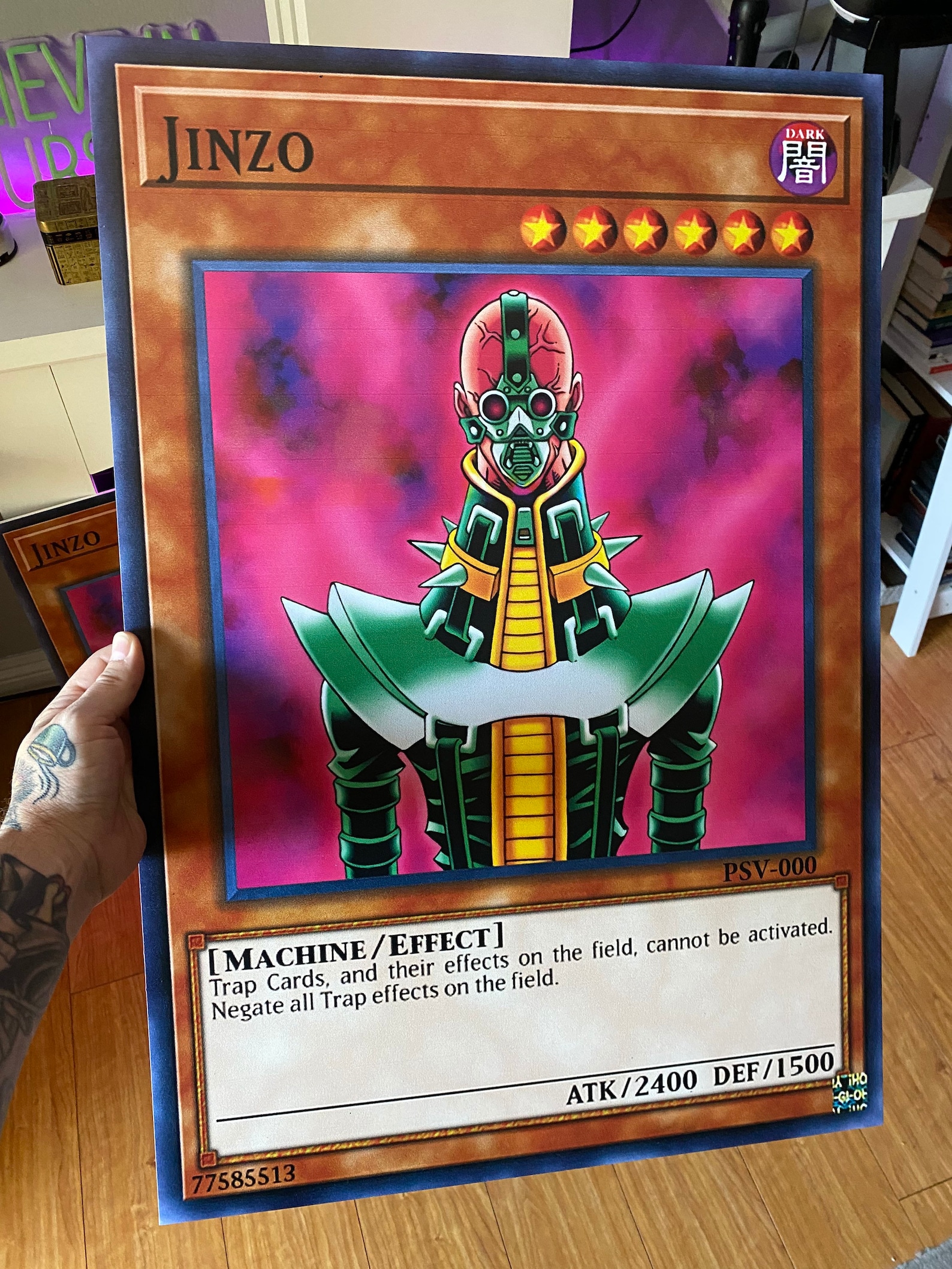 Jinzo PSV-000 Jumbo Yugioh Card - Etsy